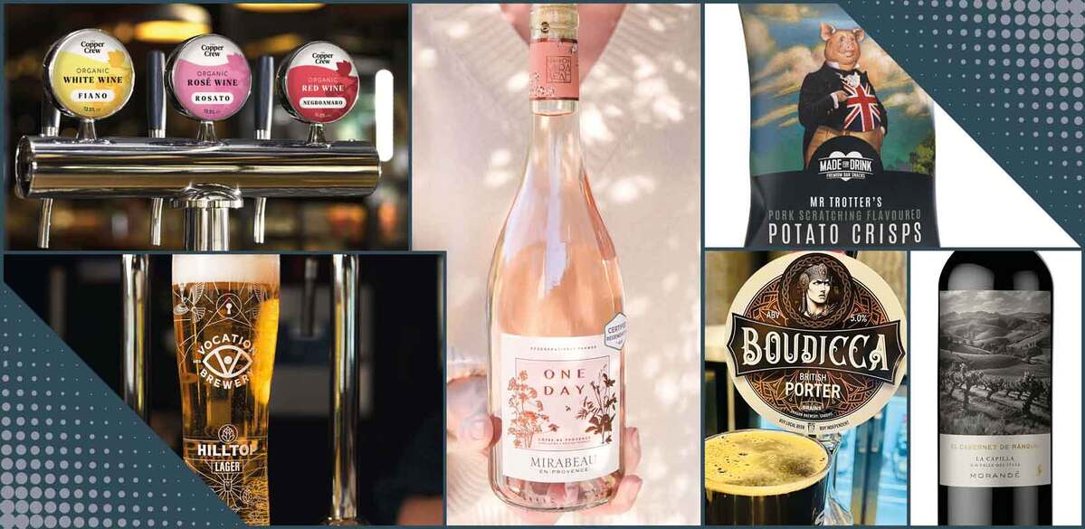 Keg wines, Boudicca-inspired beer and pork scratching crisps: The best ...
